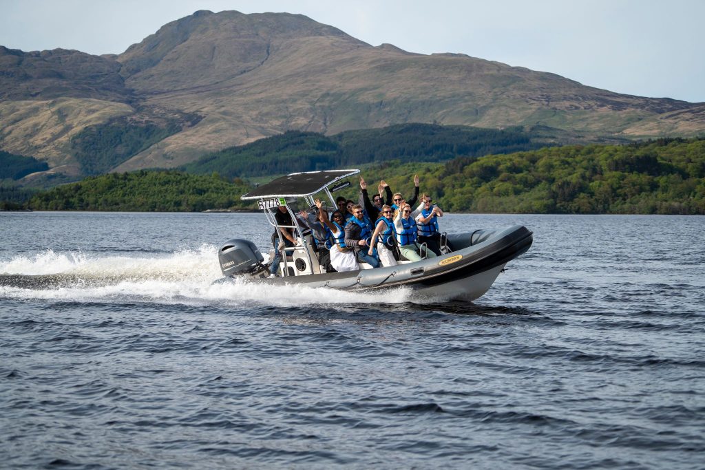 SPEEDBOAT PUB TOUR AT LOCH LOMOND